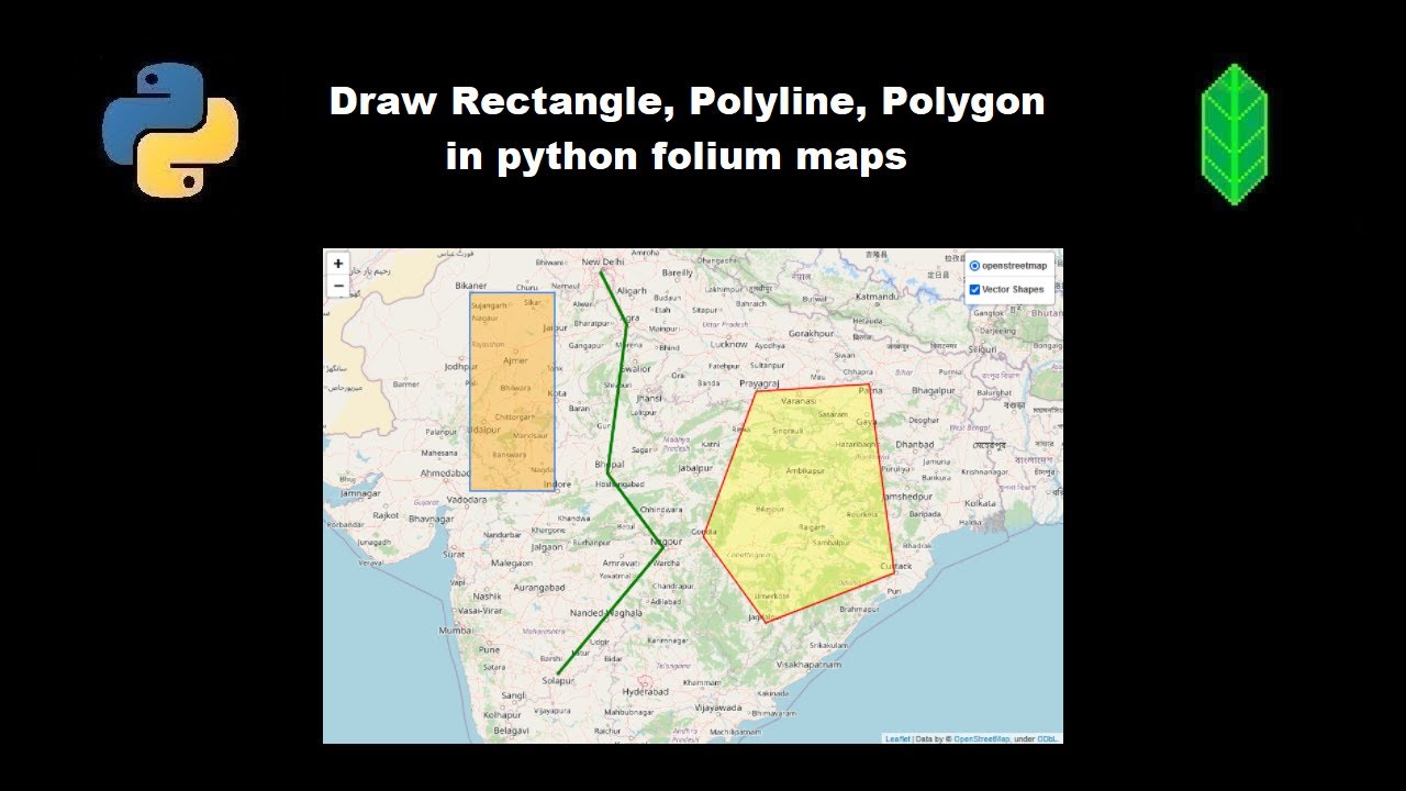 How To Draw Map In Python
