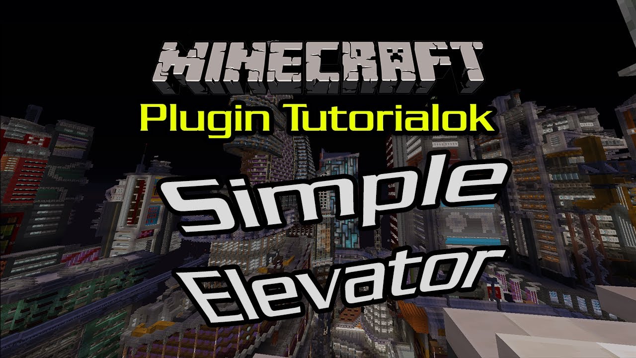 Lift Készítés Minecraft Szervertippek Simple Elevator Plugin Youtube