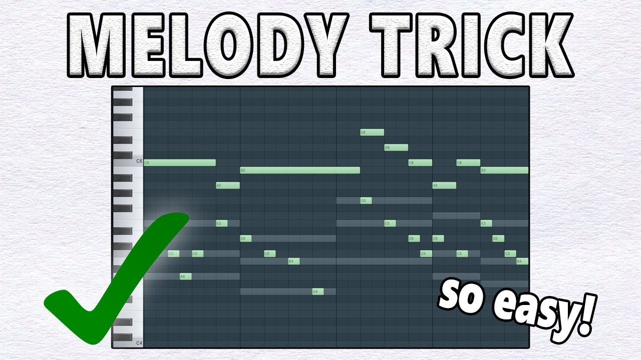 One Easy Trick To Making Awesome Melodies Youtube