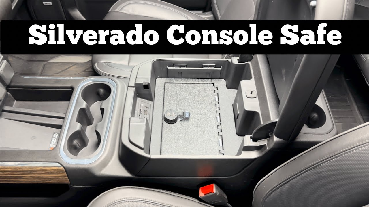 2019 2022 Chevy Silverado Center Console Safe Installation