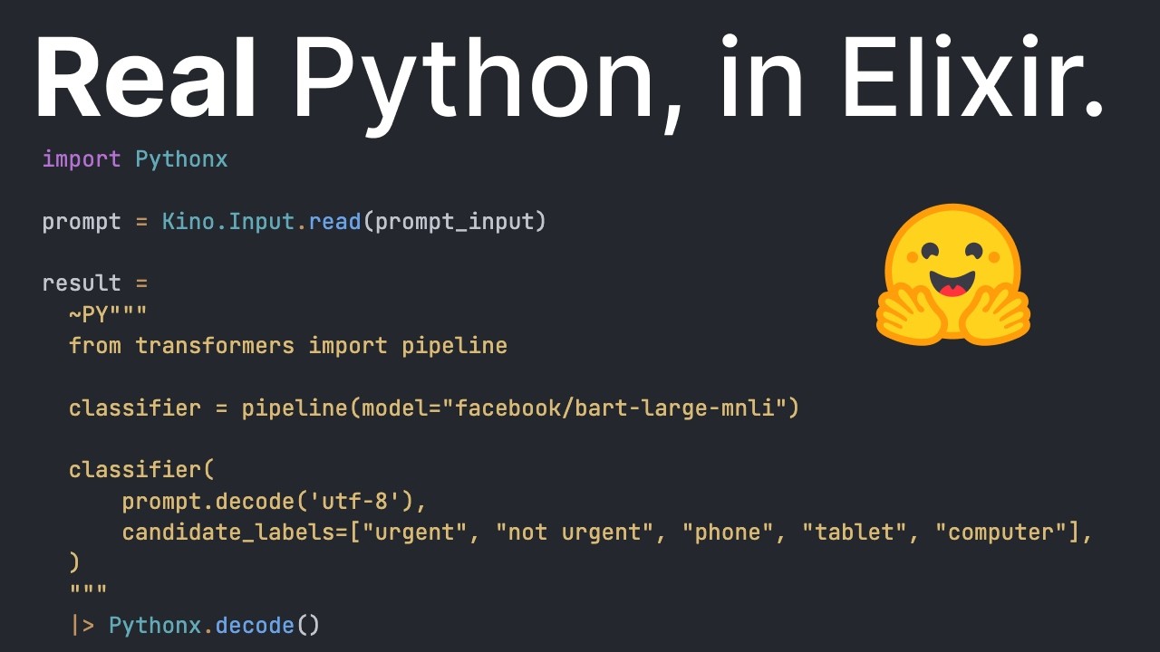 Real Python In Elixir Introducing Pythonx Youtube
