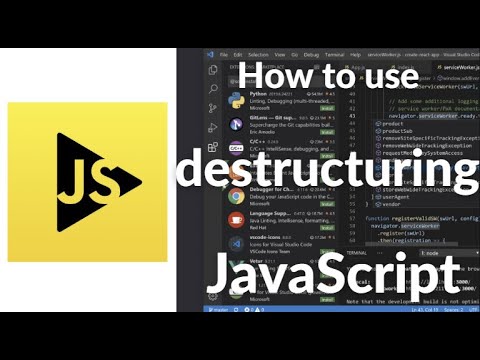 How To Use Destructuring In Javascript Master Array Object