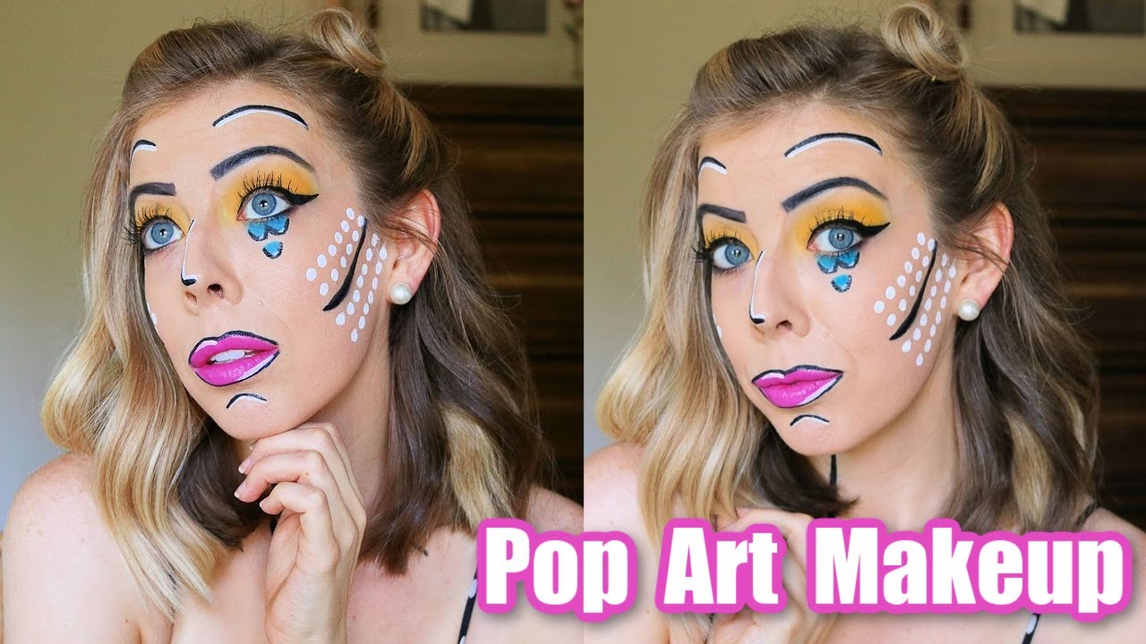 Comic Book Pop Art Makeup Tutorial Saubhaya Makeup