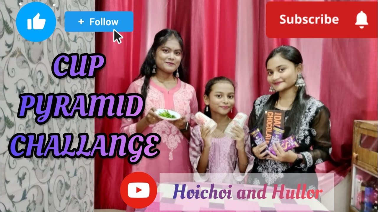 Cup Pyramid Challenge рџ јрџ ј Youtube