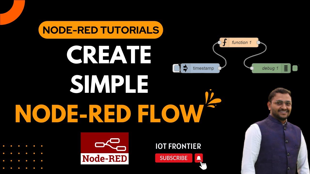 How To Create A Node Red Flow Node Red Tutorial Part 3 Youtube