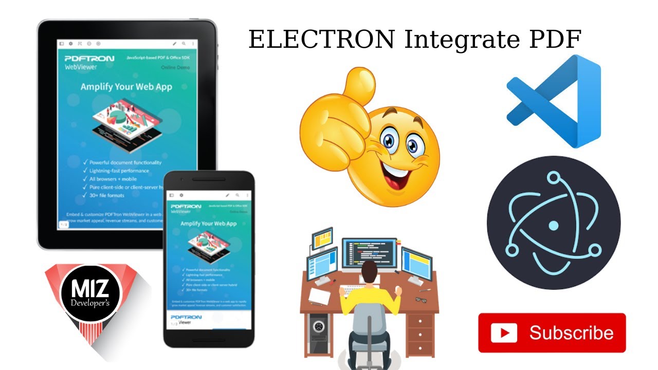 How To Make Pdf Viewer Using Electron App Youtube
