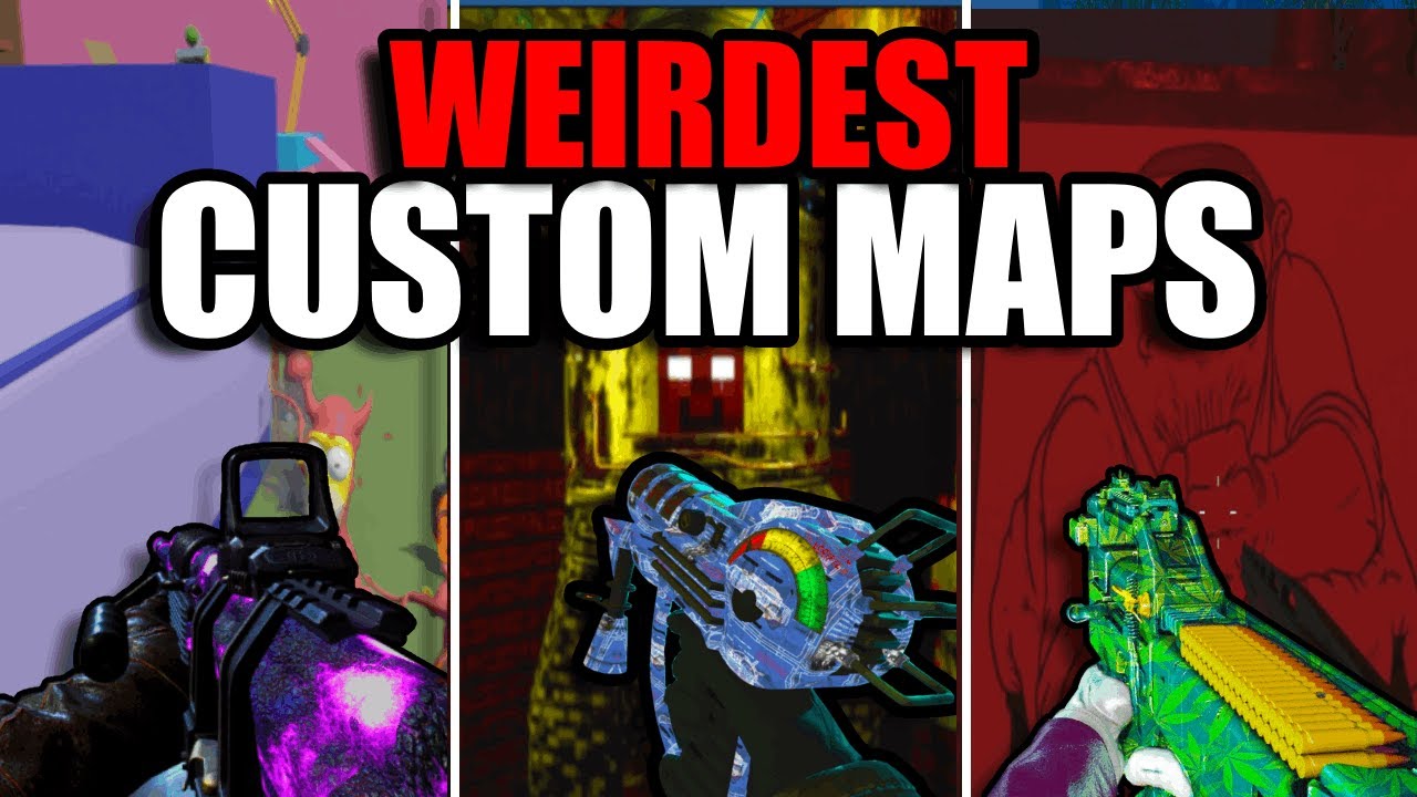 The Weirdest Bo3 Custom Zombies Maps Youtube