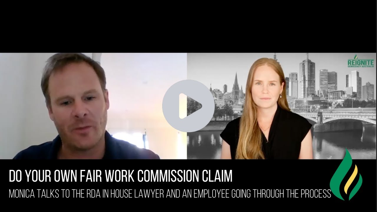 How To Do Your Own Fair Work Commission Claim Australia Youtube