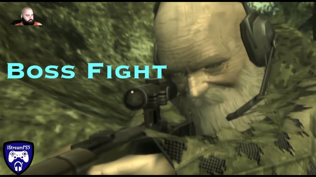 Boss Fight The End Metal Gear Solid 3 Snake Eater Youtube