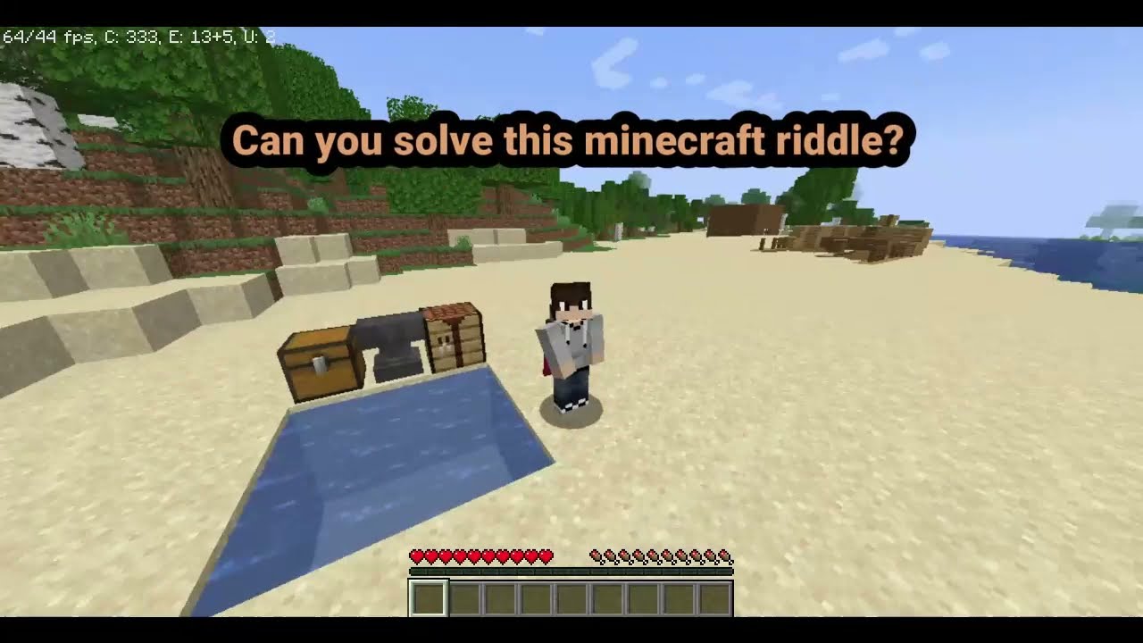 You Cant Solve This Minecraft Riddle Youtube
