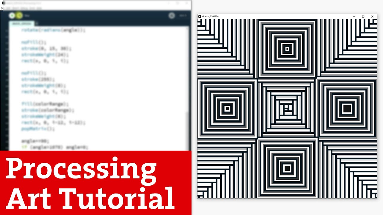 Ep 34 Members Op Art With Rect And Polygon Processing Creative