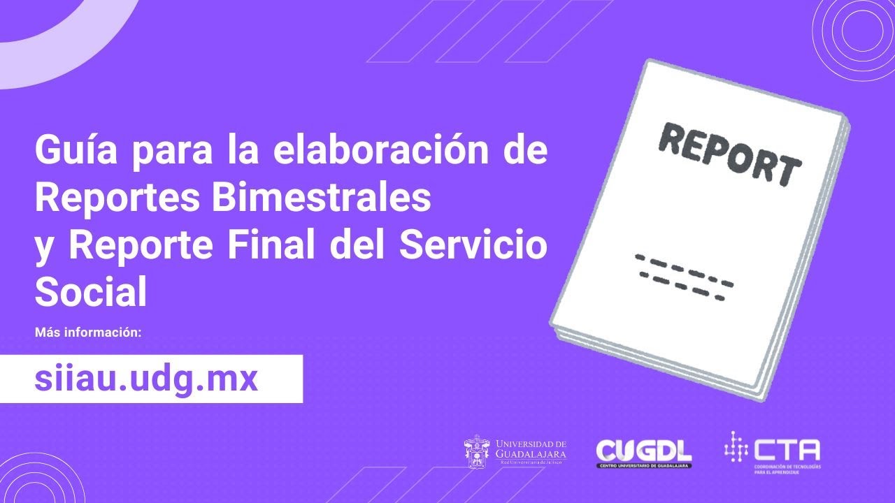 Guía Para La Elaboración De Reportes Bimestralesy Reporte Final Del