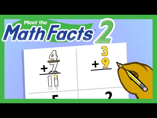 Meet The Math Facts Addition Subtraction Level 2 Worksheet 3