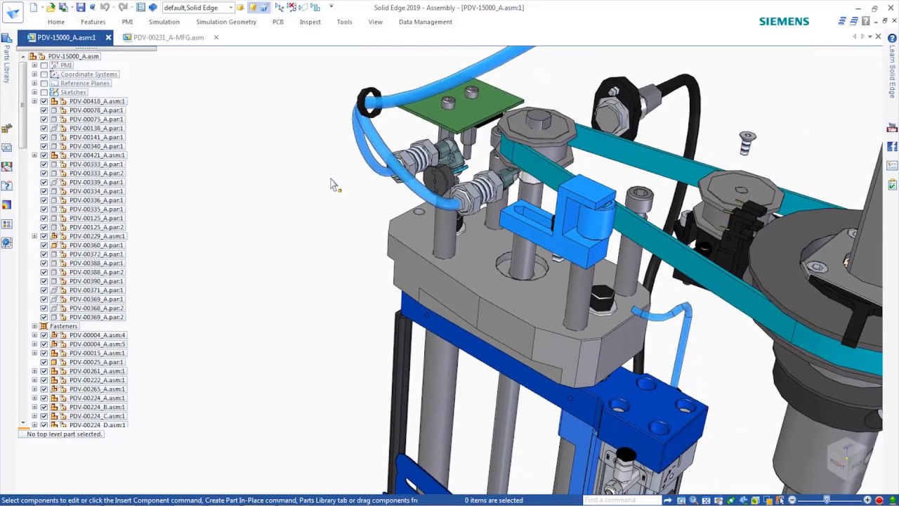 Solid Edge 2019 Manufacturing Youtube