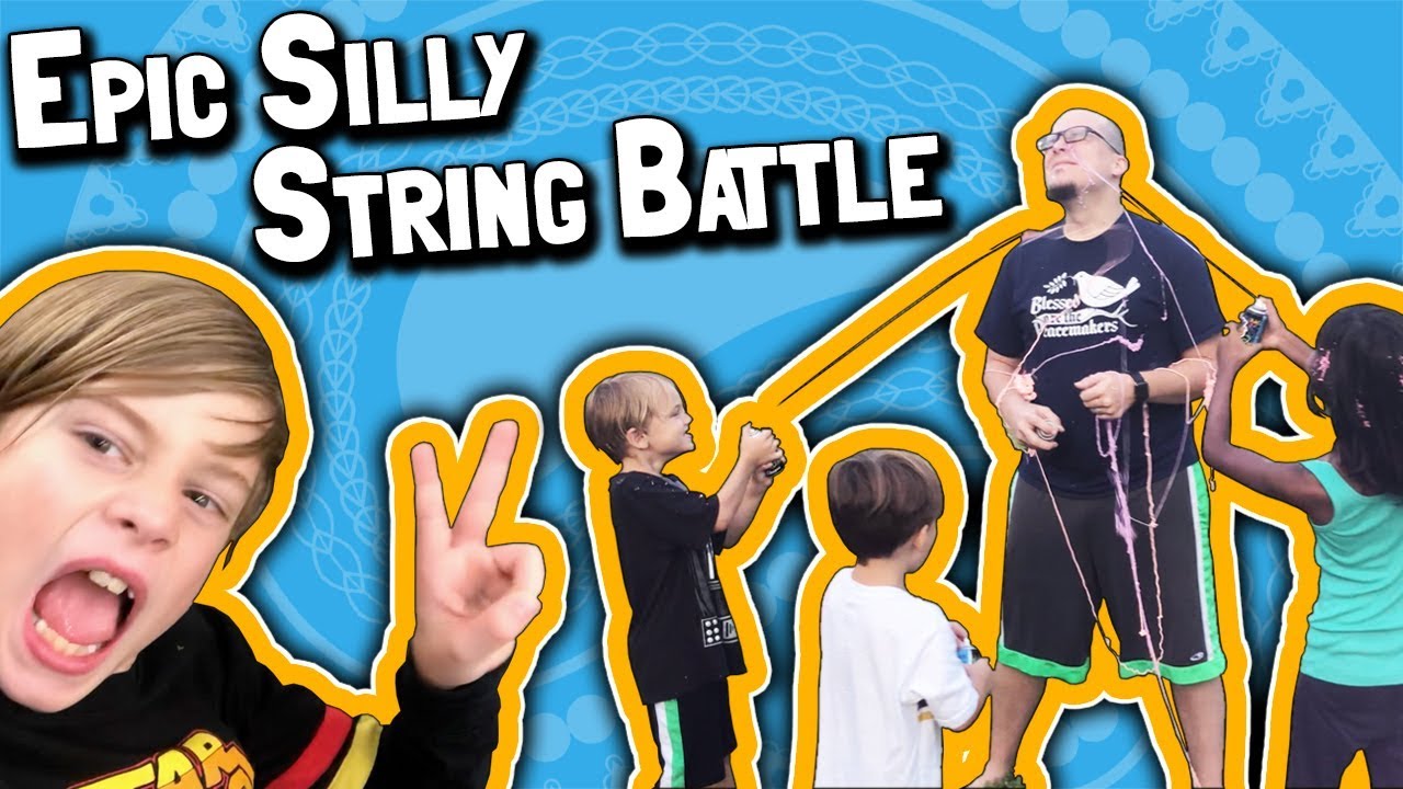 Epic Silly String Battle ёяшжёяшьёящг And The Silly String Song Youtube