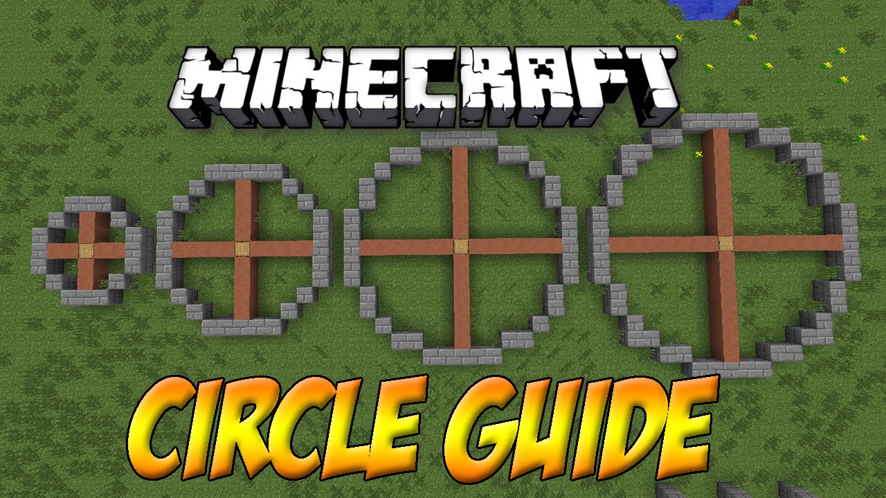 Minecraft Circle Guide Templates Youtube