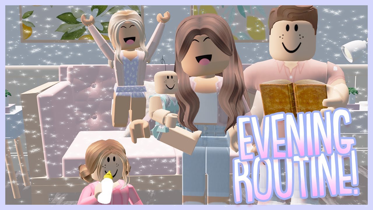 Family Evening Routine 2 Babies Rebel Child Bloxburg Family