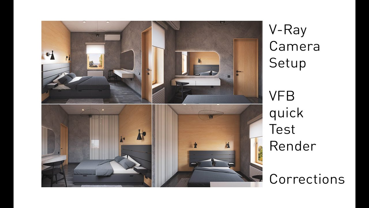 019 V Ray Camera Setup Test Render Corrections 3dsmax V Ray 2022 Youtube