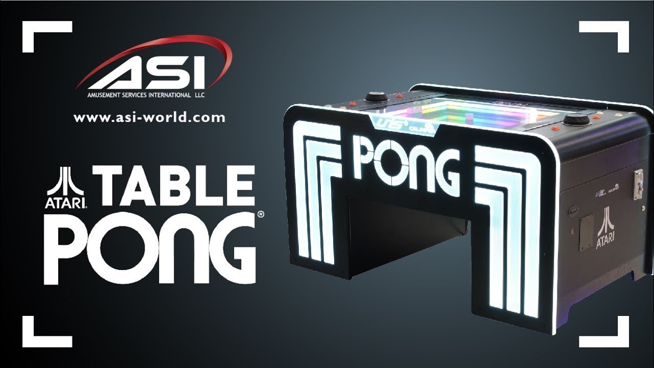 Atari Pong Arcade Version Youtube