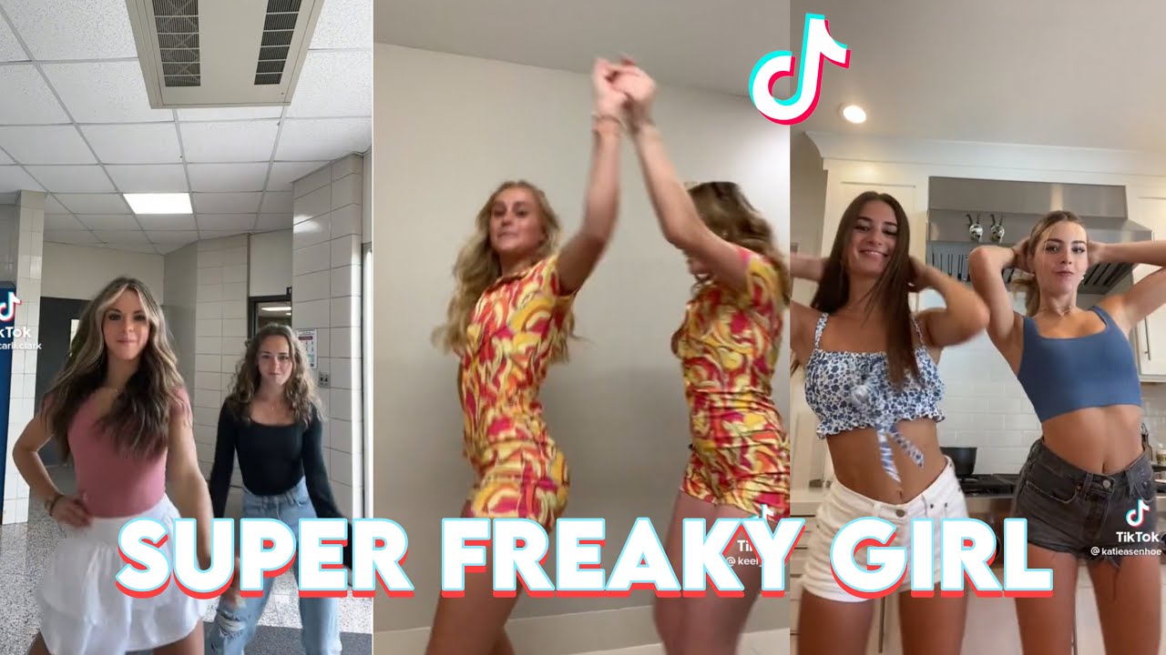 Super Freaky Girl Tiktok Dance Challenge Compilation Youtube