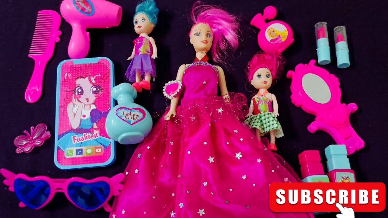 3 Minutes Satisfying Unboxing With Hello Kitty Barbie Doll Toys Asmr