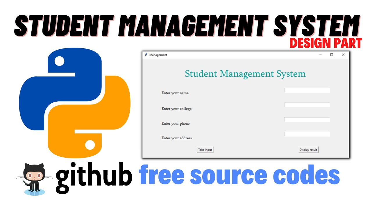 Python Student Management System Part 1 Youtube