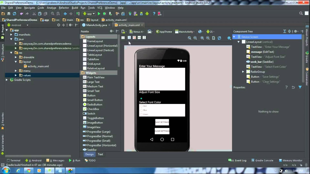 Android Studio App Tutorials Teachlo