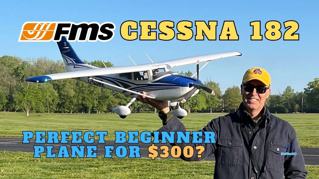 New Fms Cessna 182 1 5m Fantastic Flying Rc Plane Cessna182 Youtube