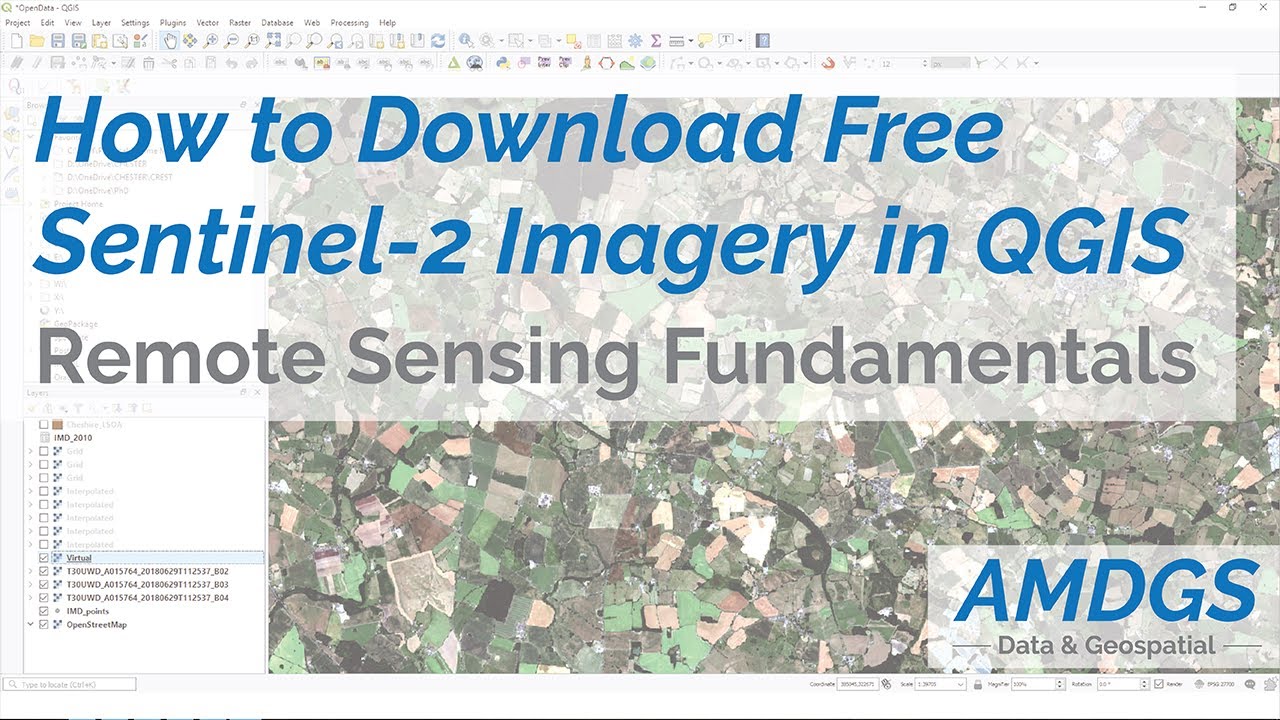 How To Download Sentinel 2 Imagery In Qgis Youtube