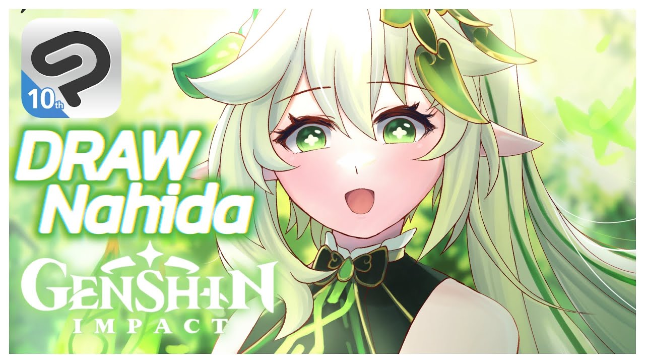 Speedpaint Genshin Impact Nahida Clip Studio Youtube