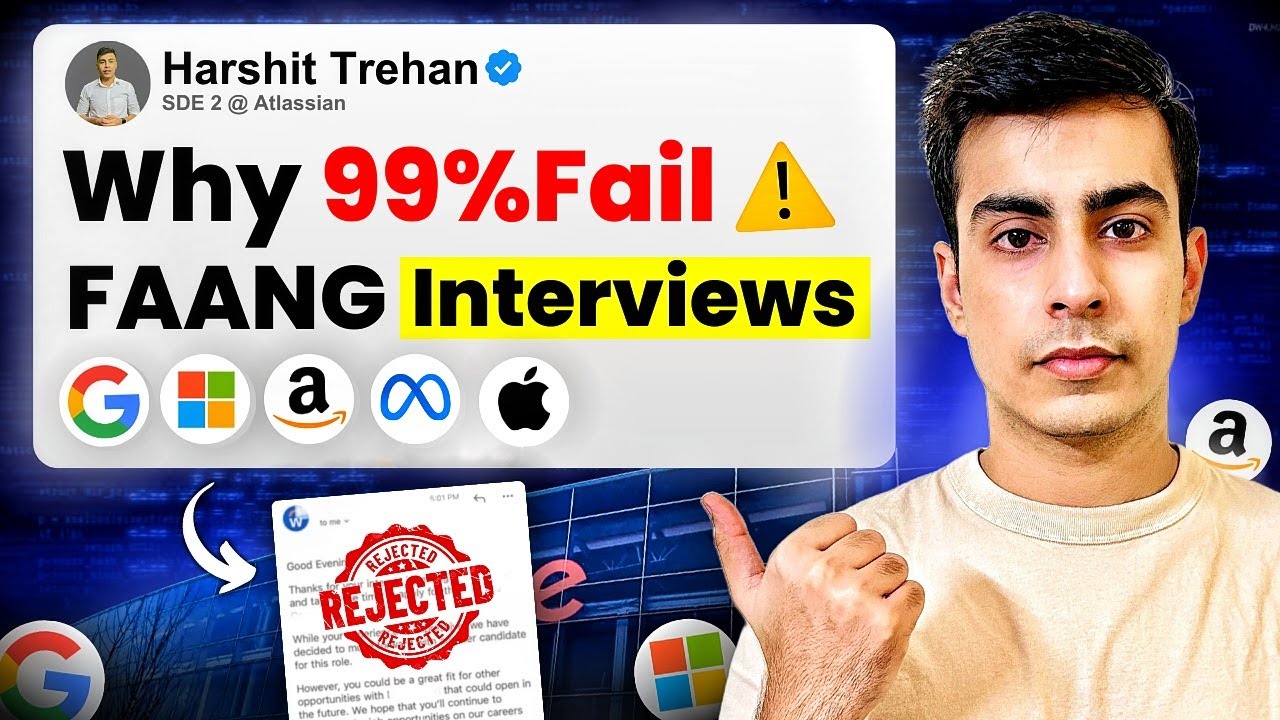 How To Crack Any Faang Interview Full Roadmap Youtube