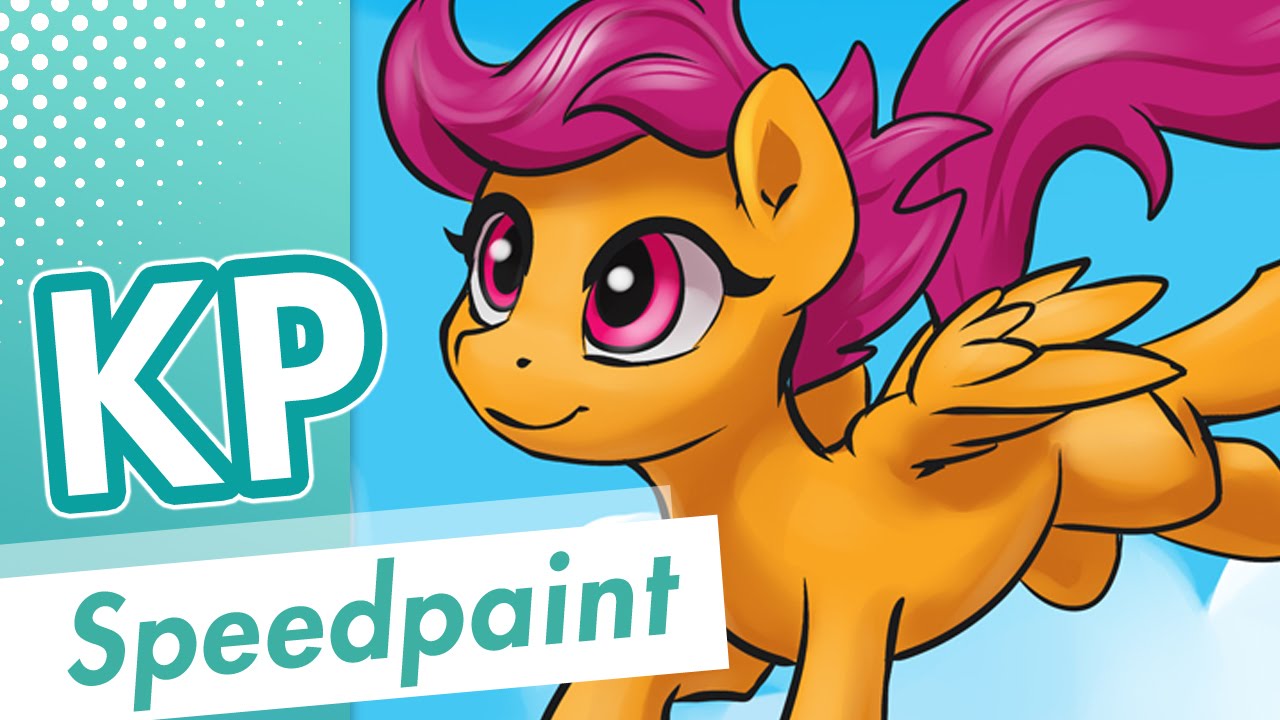 Speedpaint 10 Scootaloo Youtube