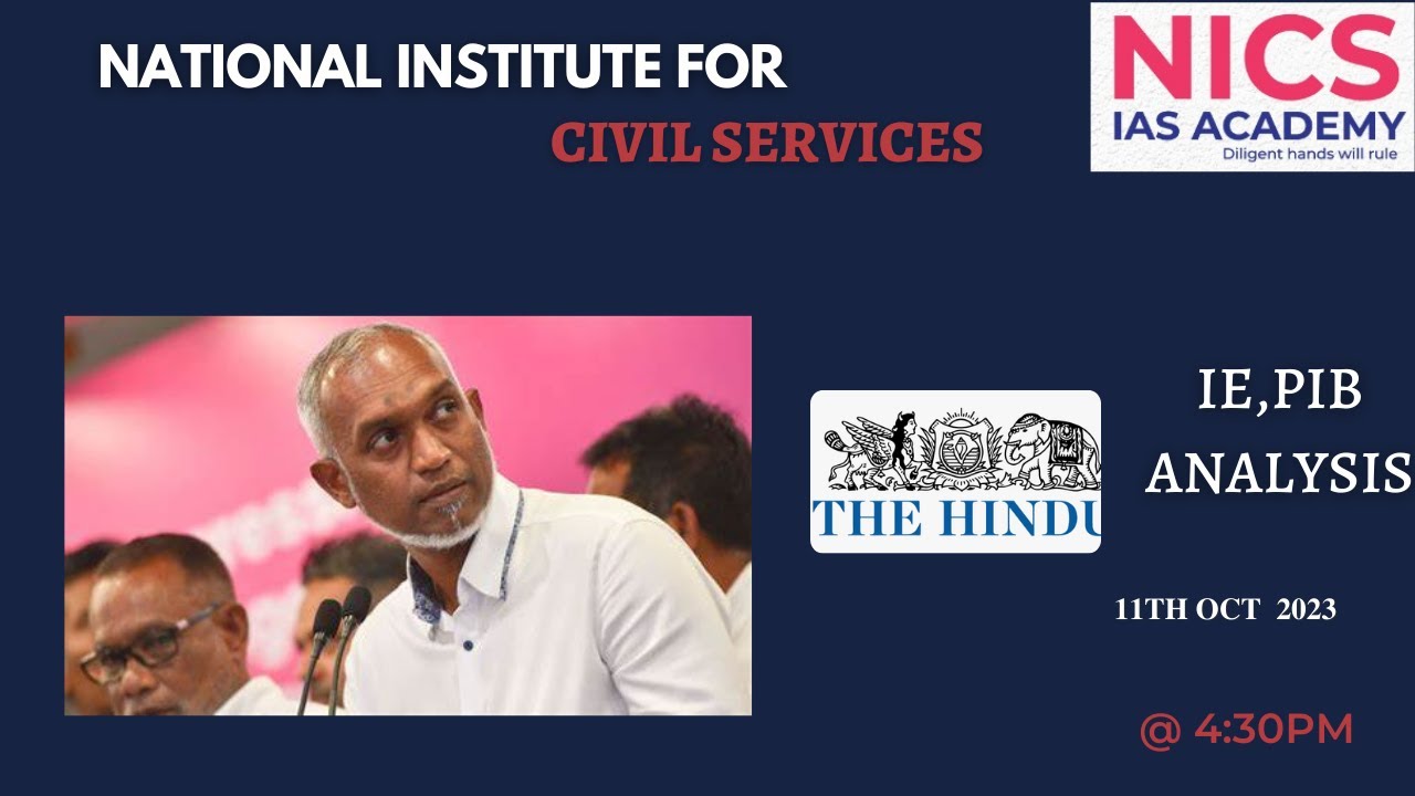 Daily News Analysis 11th October 2023 The Hindu Newspaper Analysis