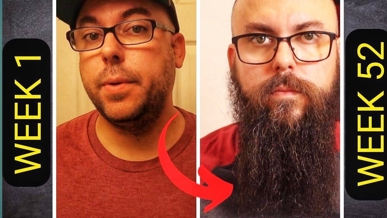 One Year Beard Growth Timelapse Youtube