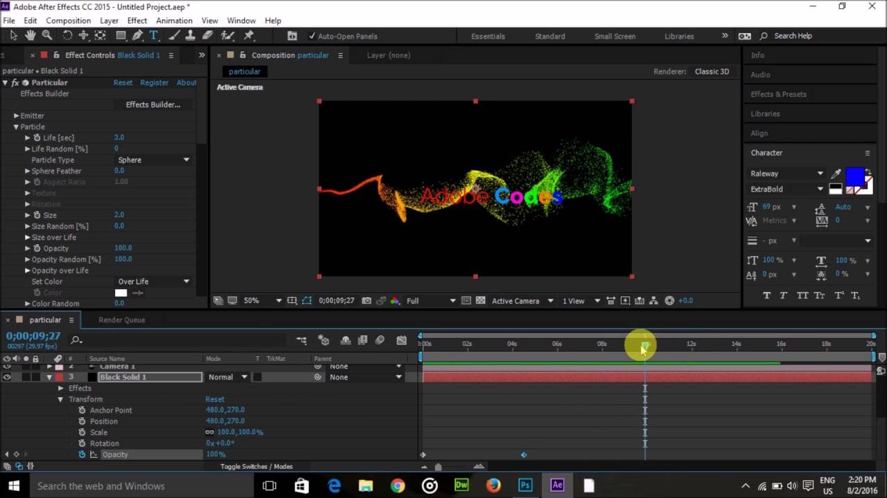 After Effects Rg Trapcode Xowera