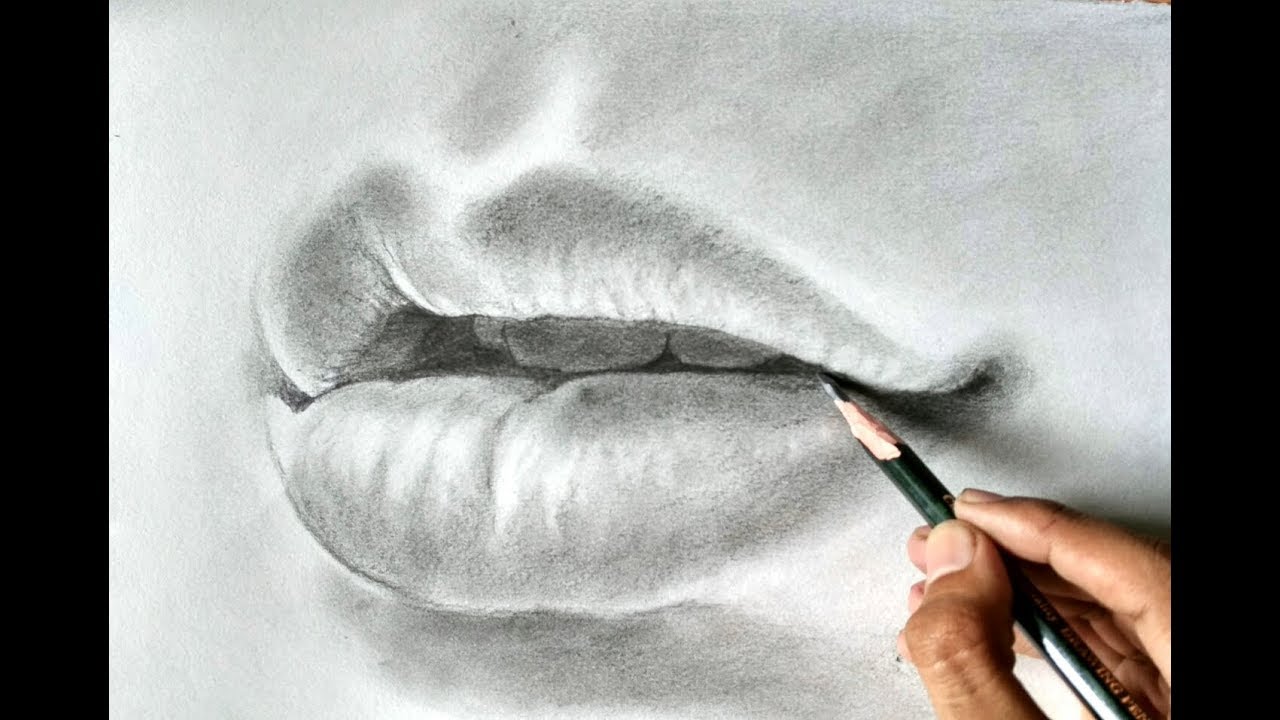 How To Draw Shade Lips Youtube