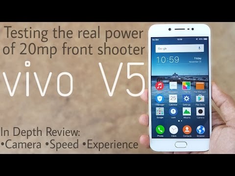 Vivo V5 20mp Front Camera In Depth Review Youtube