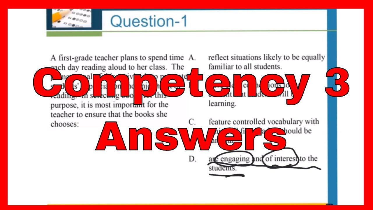 Ppr Competency 3 Answer Explained Pearson Youtube