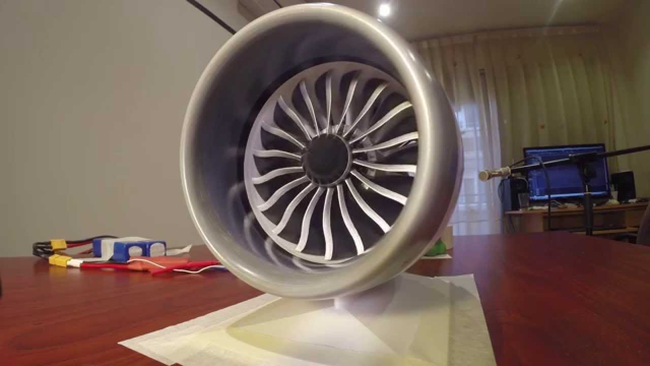 Working Jet Engine Model