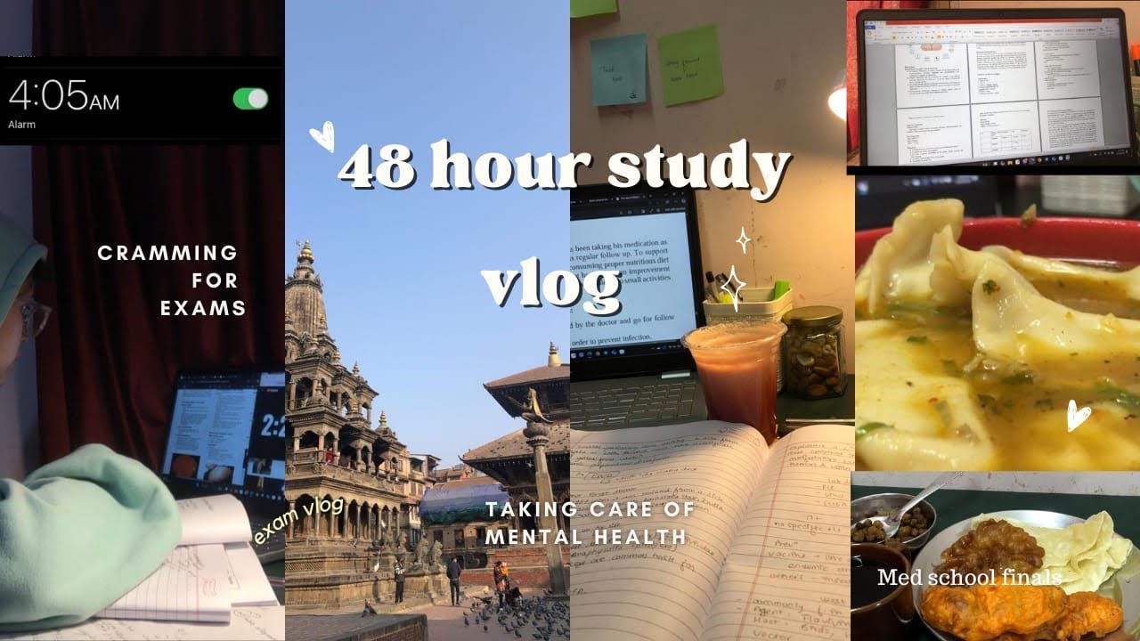 48 Hour Study Vlog Med School Finals Week Taking Care Of Mental