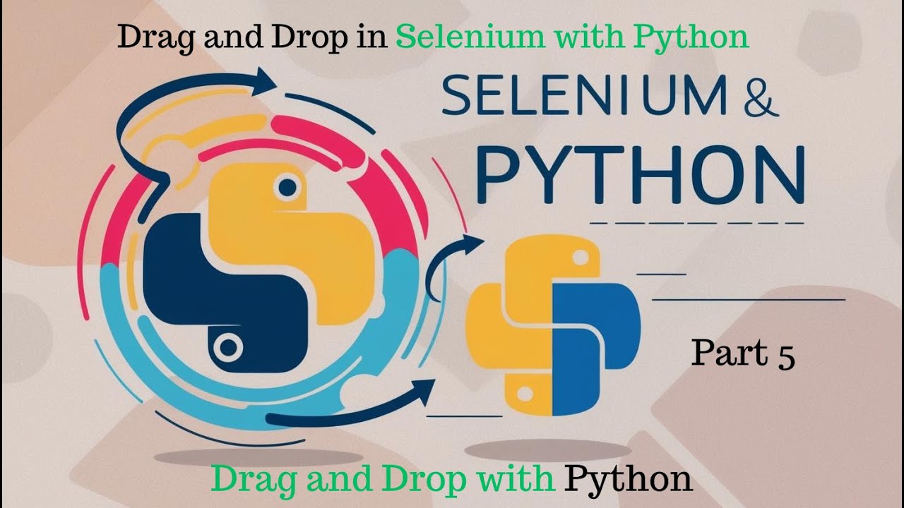 Selenium With Python Tutorial Part 5 Drag And Drop In Selenium
