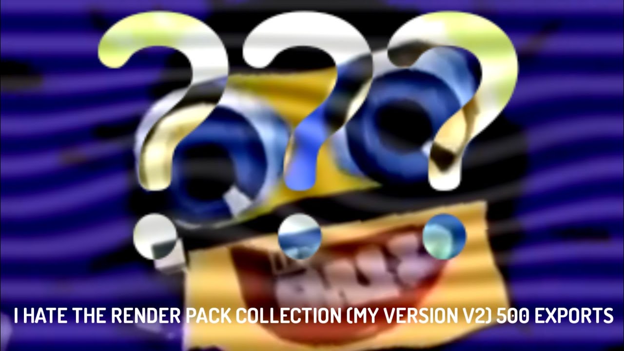 I Hate The Render Pack Collection My Version V2 500 Exports Youtube