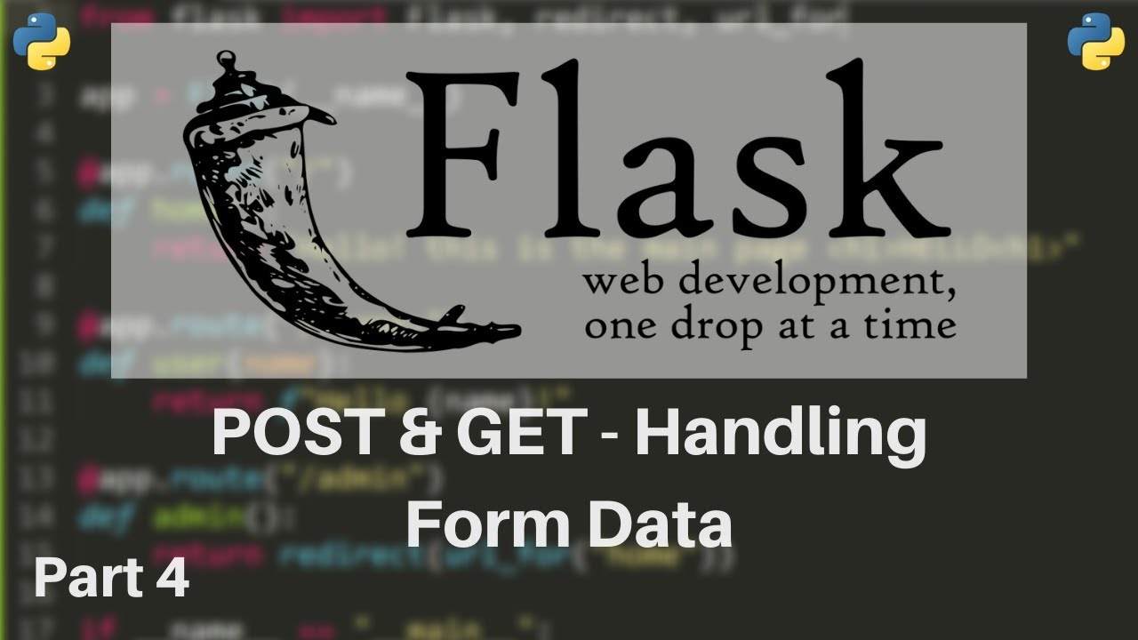 Flask Tutorial 4 Http Methods Get Post Retrieving Form Data