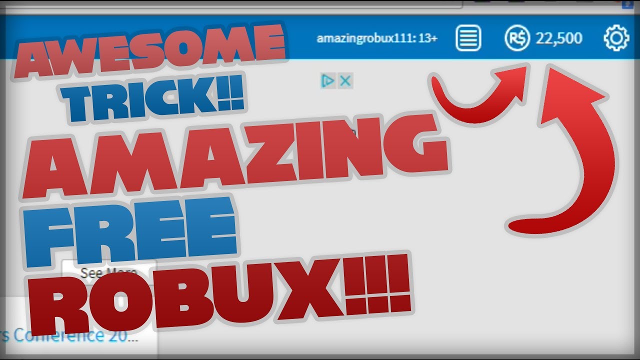 Amazing Trick Free Roblox Robux Fast And Easy Youtube