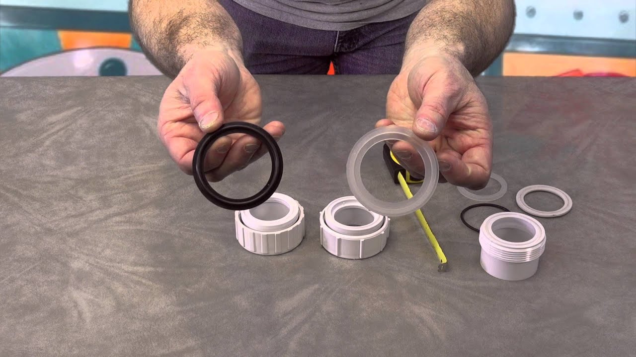 2 Hot Tub Pump Heater Union Gaskets How To The Spa Guy Youtube