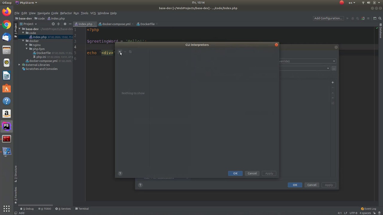 быстрый старт Xdebug Docker Phpstorm Youtube