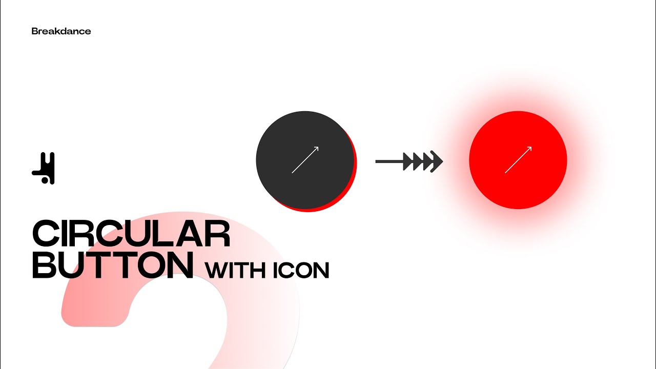 Animated Circular Button With Icon Youtube