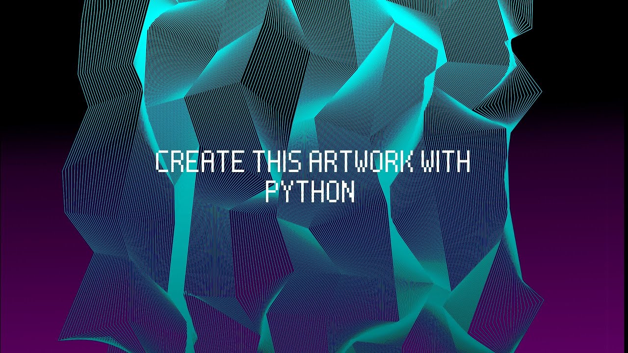 Generative Art Python Tutorial 1 For Penplotter Youtube