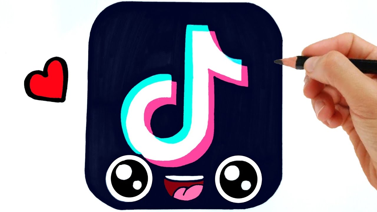 How To Draw Tiktok Logo Youtube Maxresdefault Draw Tik Tok