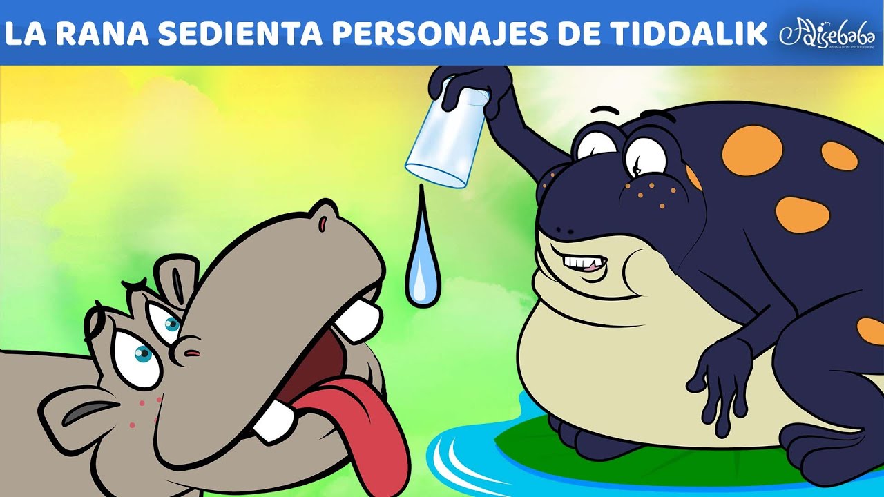 La Rana Sedienta Personajes De Tiddalik Cuentos Infantiles Para